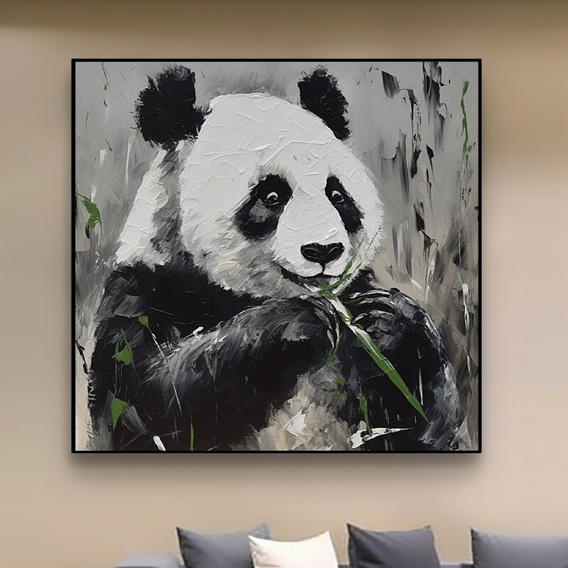 Panda Painting - Etsy