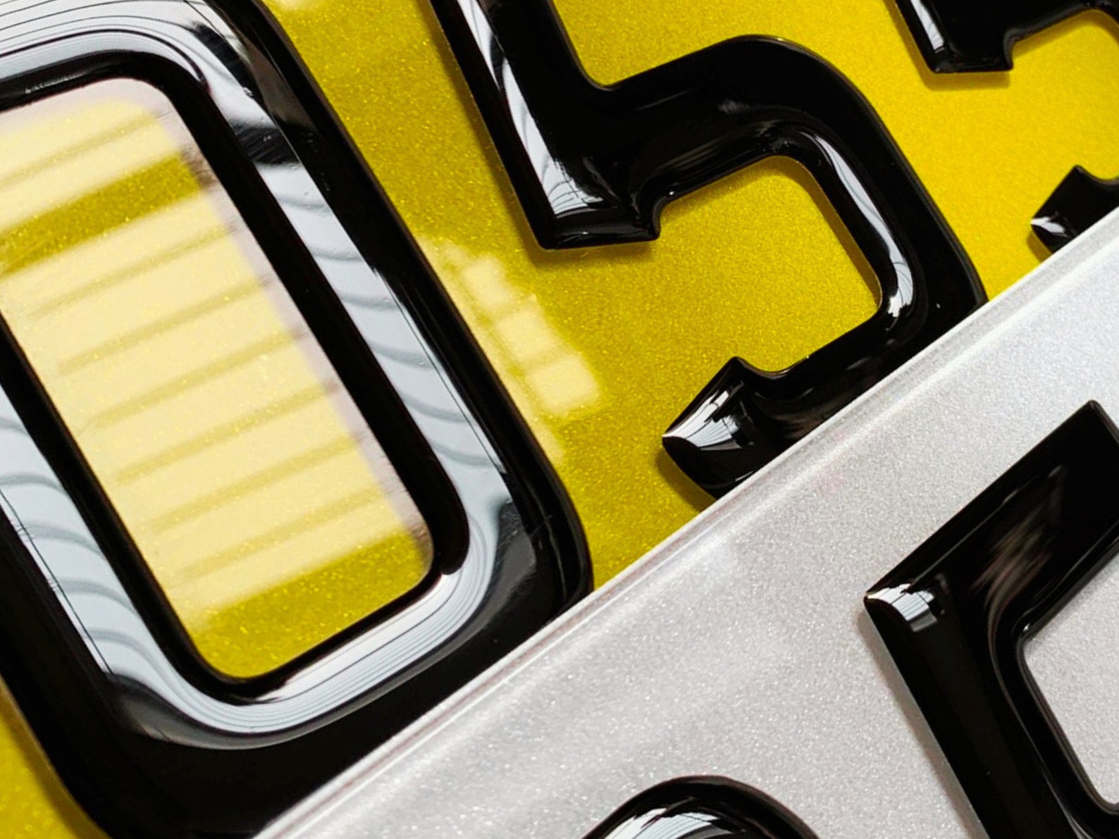 3D Gel Road Legal Number Plates Mot Friendly Front and Rear for Car ...