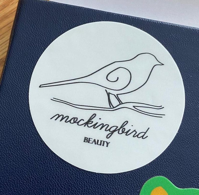 Mockingbird Beauty Sticker - Etsy