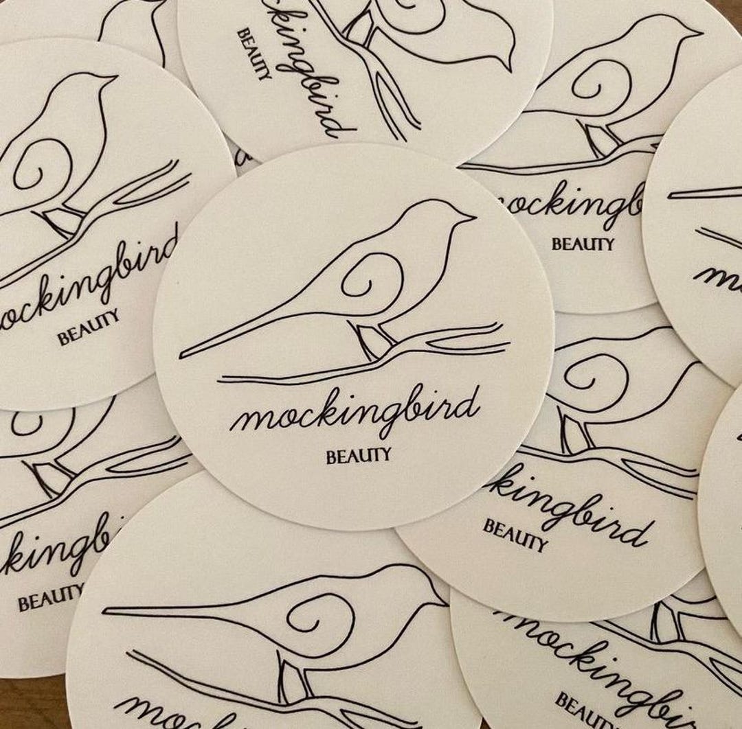Mockingbird Beauty Sticker - Etsy