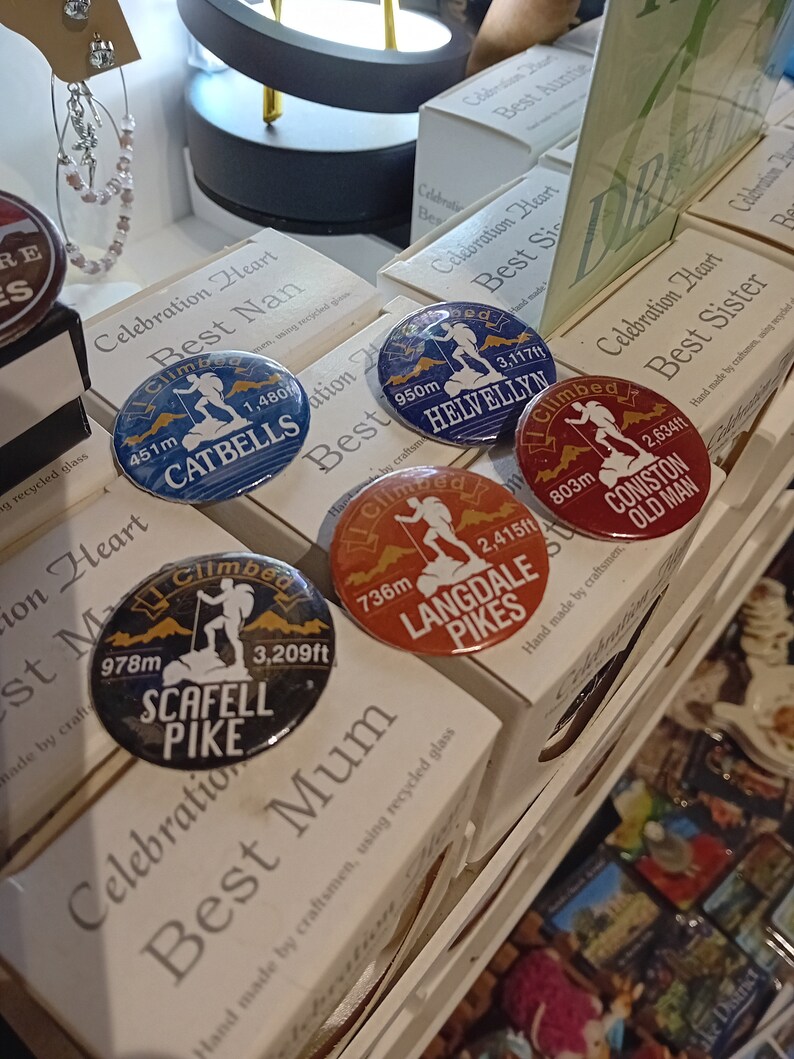 Lake District Badge. Helvellyn Badge. Coniston Old Man Badge. Catbells ...