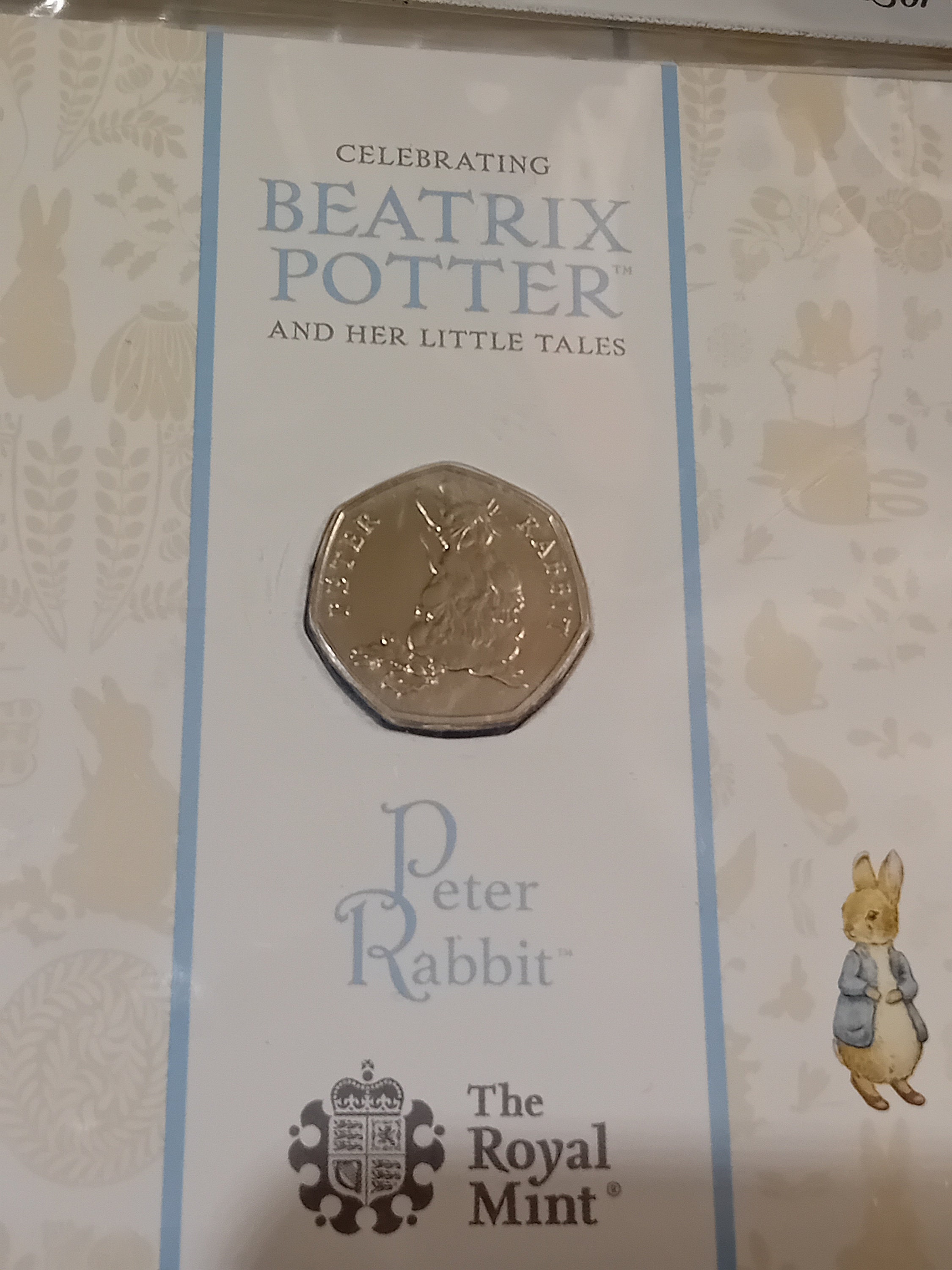 Beatrix Potter Fifty Pence. Full Range of 15 Designs in Variations ...
