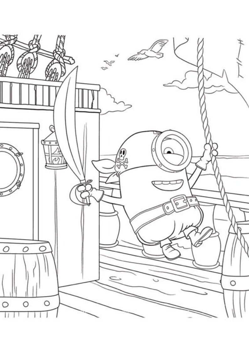 Minions Collection Coloring Book 32 Images - Etsy