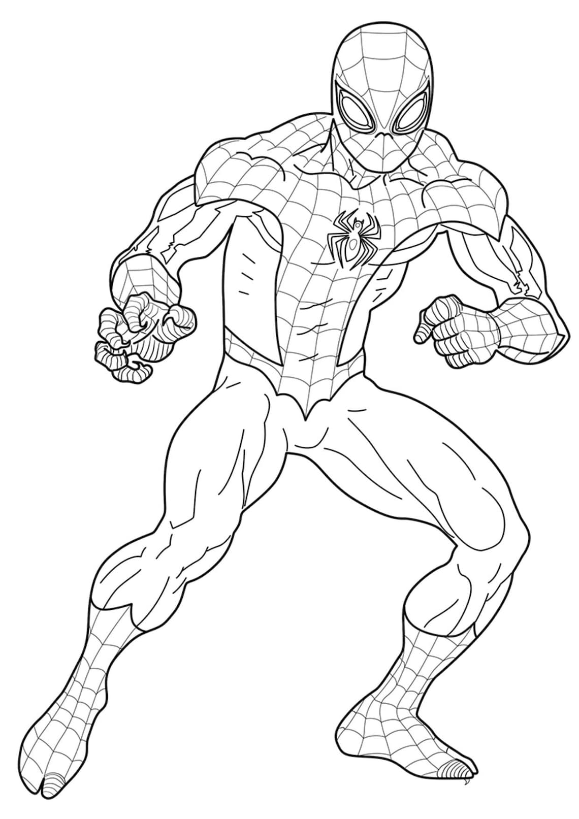 Spider Man Fun Collection Coloring Book (36 Images) - Etsy