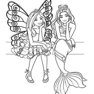 Barbie Fun Friends Collection Coloring Book (44 Images) - Etsy