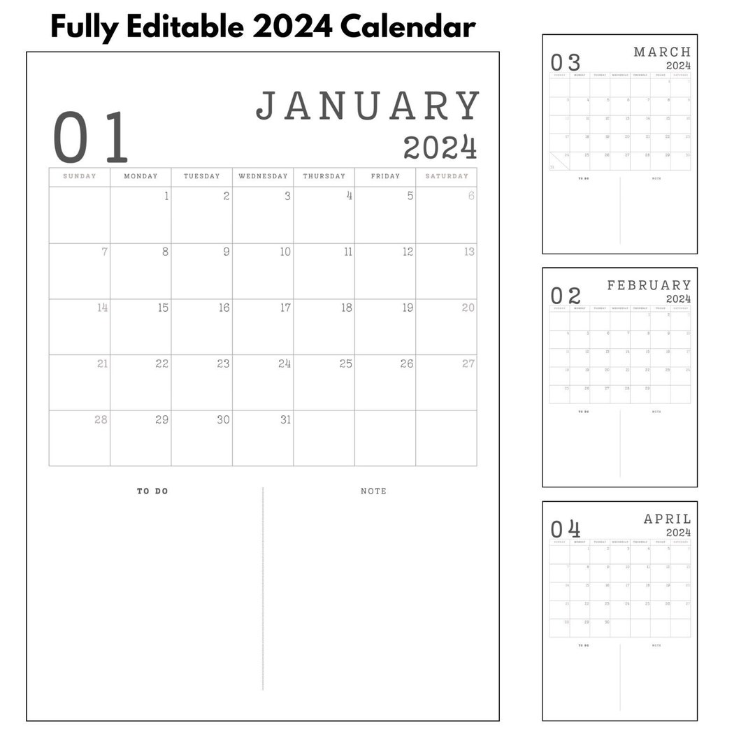 8 Fully Editable Templates - Etsy