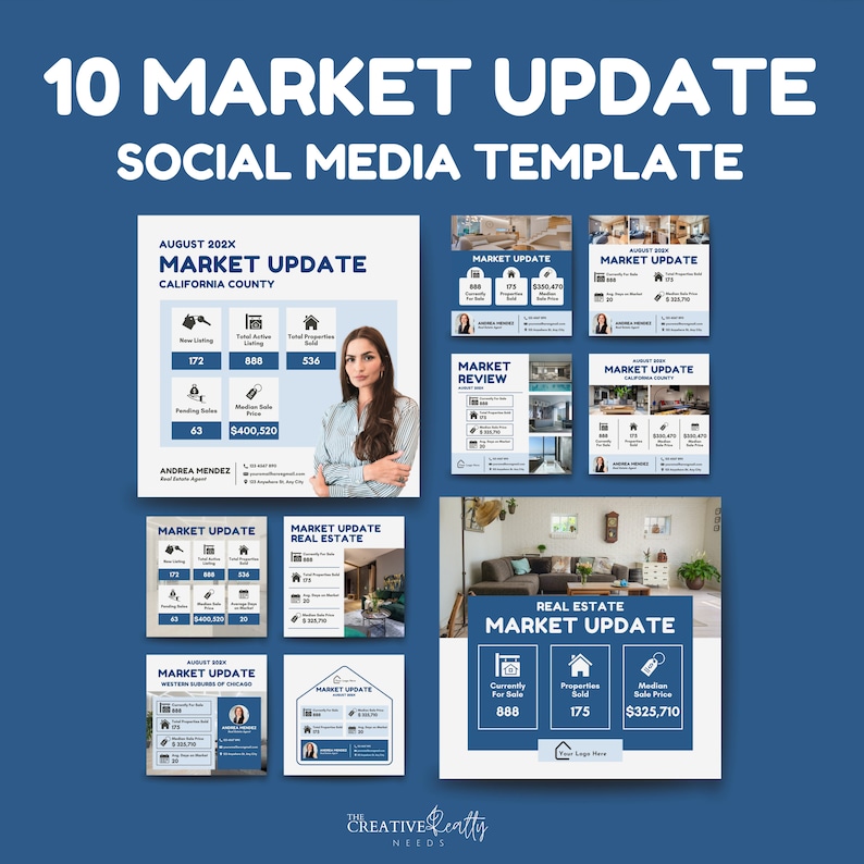 10 Market Update Realtor Instagram Posts, Real Estate Agent Social ...