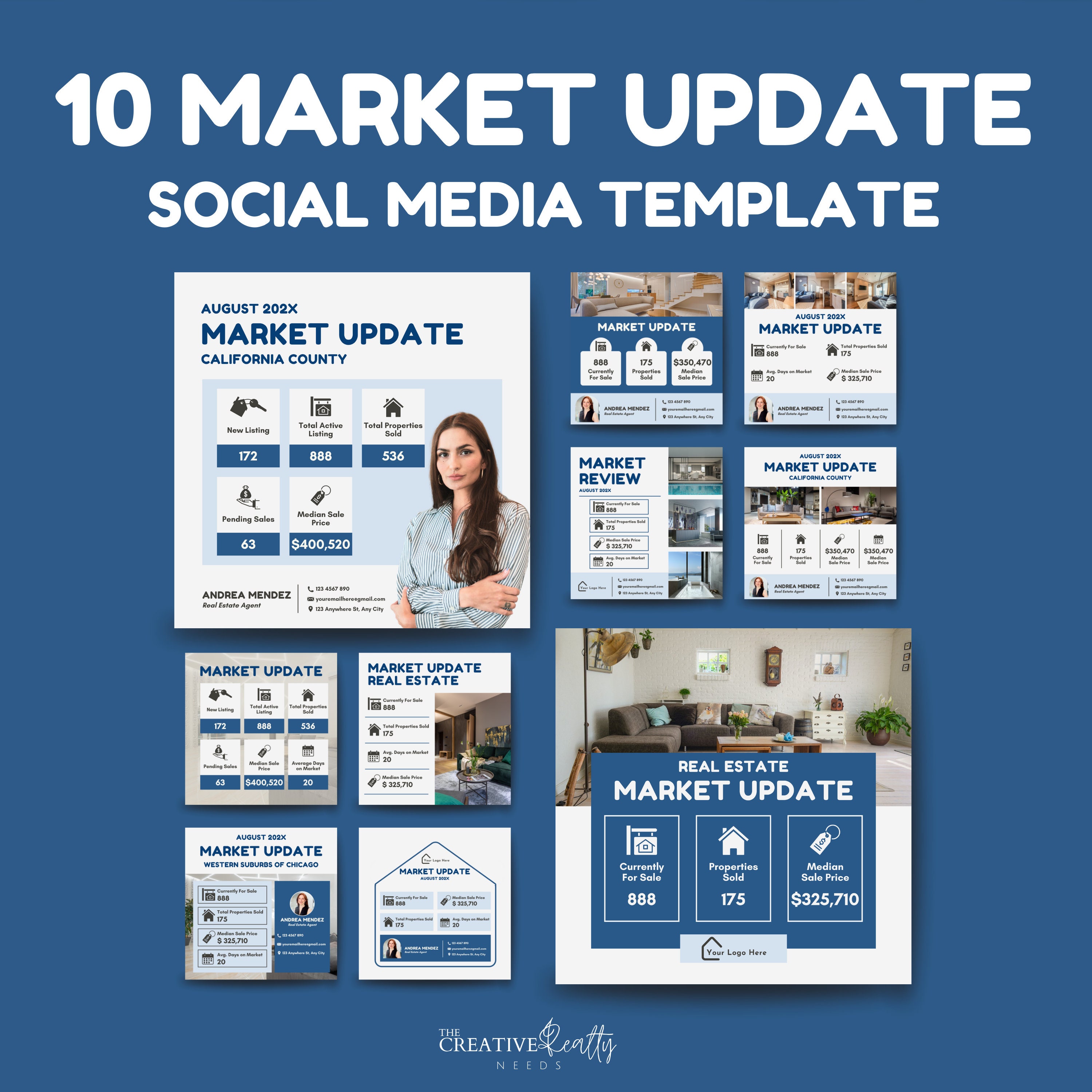 10 Market Update Realtor Instagram Posts, Real Estate Agent Social ...