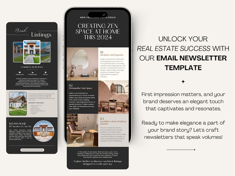 Realtor Email Newsletter, Realtor Marketing, Real Estate Newsletter ...