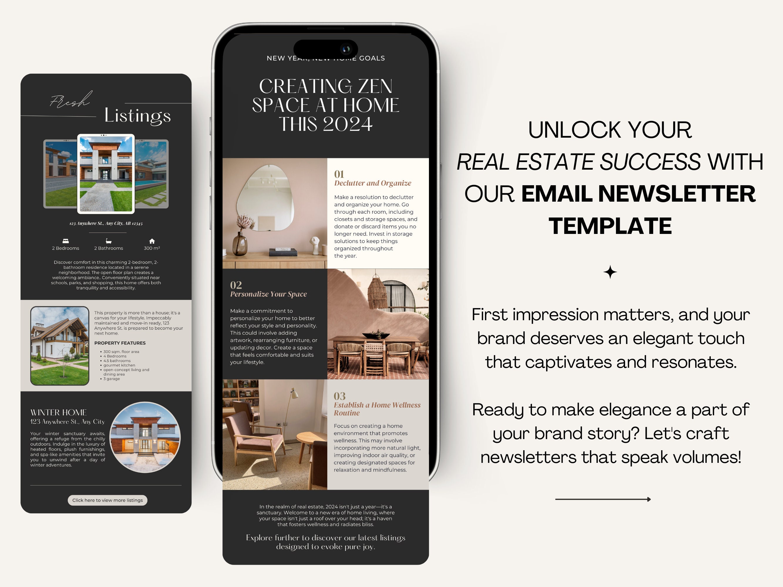 Realtor Email Newsletter, Realtor Marketing, Real Estate Newsletter ...