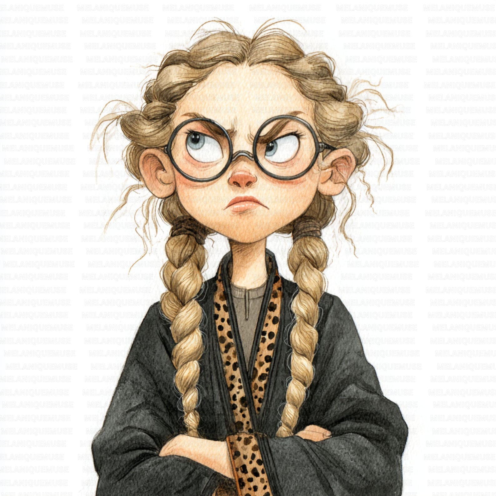 Funny Stank Face Woman Clipart Bundle, Sassy Girl Cartoon Expressions ...