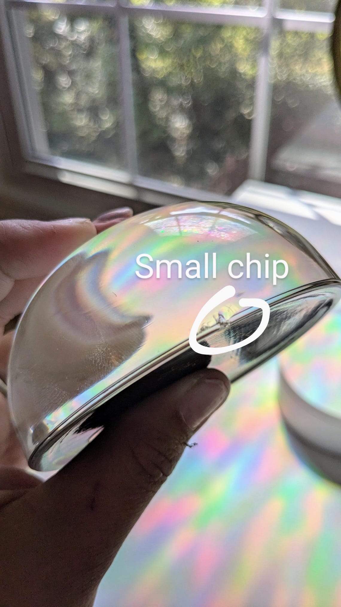 Durwin Rice New York Dome Paperweight With Antique Clock Face Signed ...