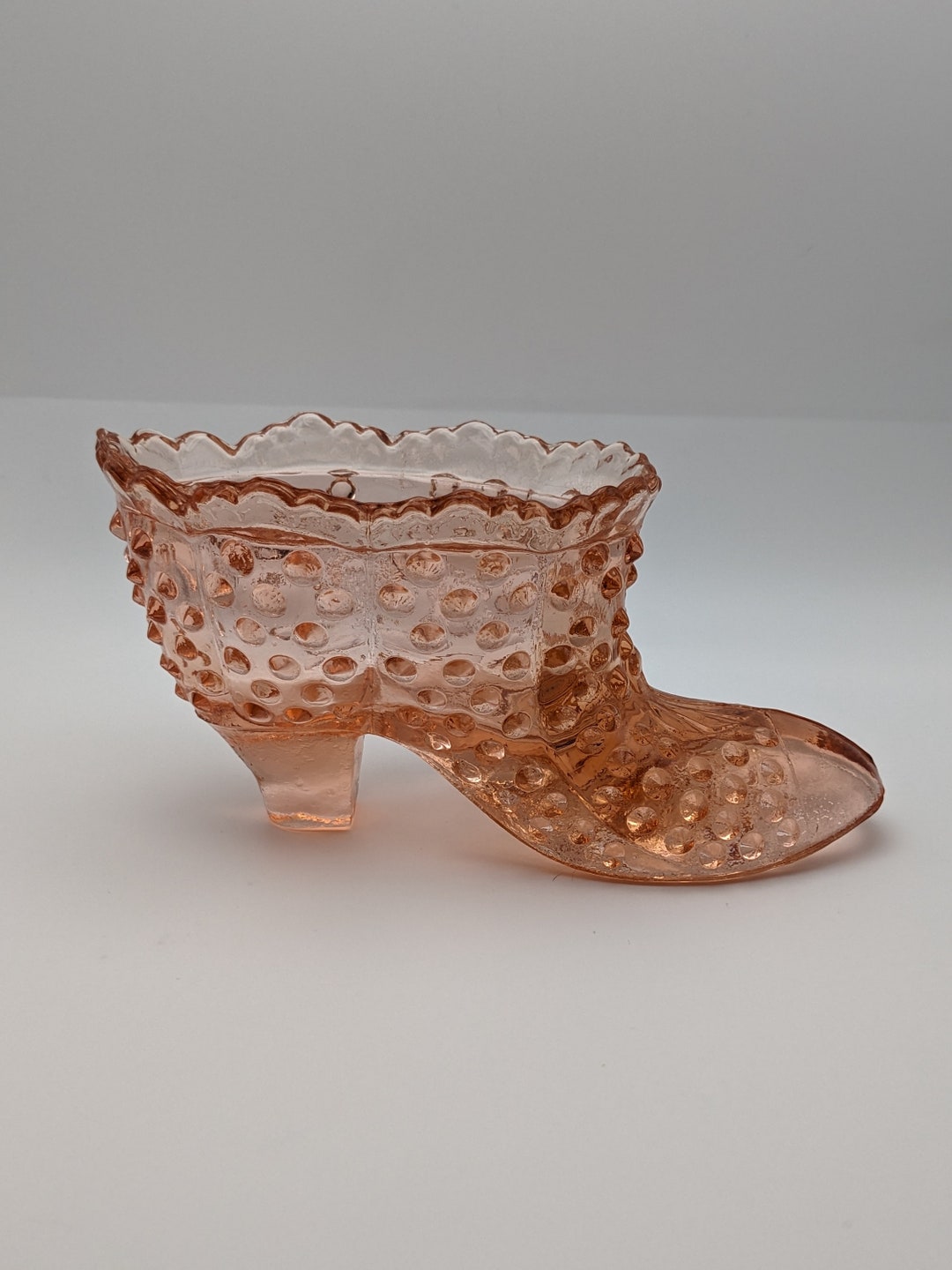 Fabulous Fenton - Pink Barbiecore Glass Slipper Candy Dish - Etsy
