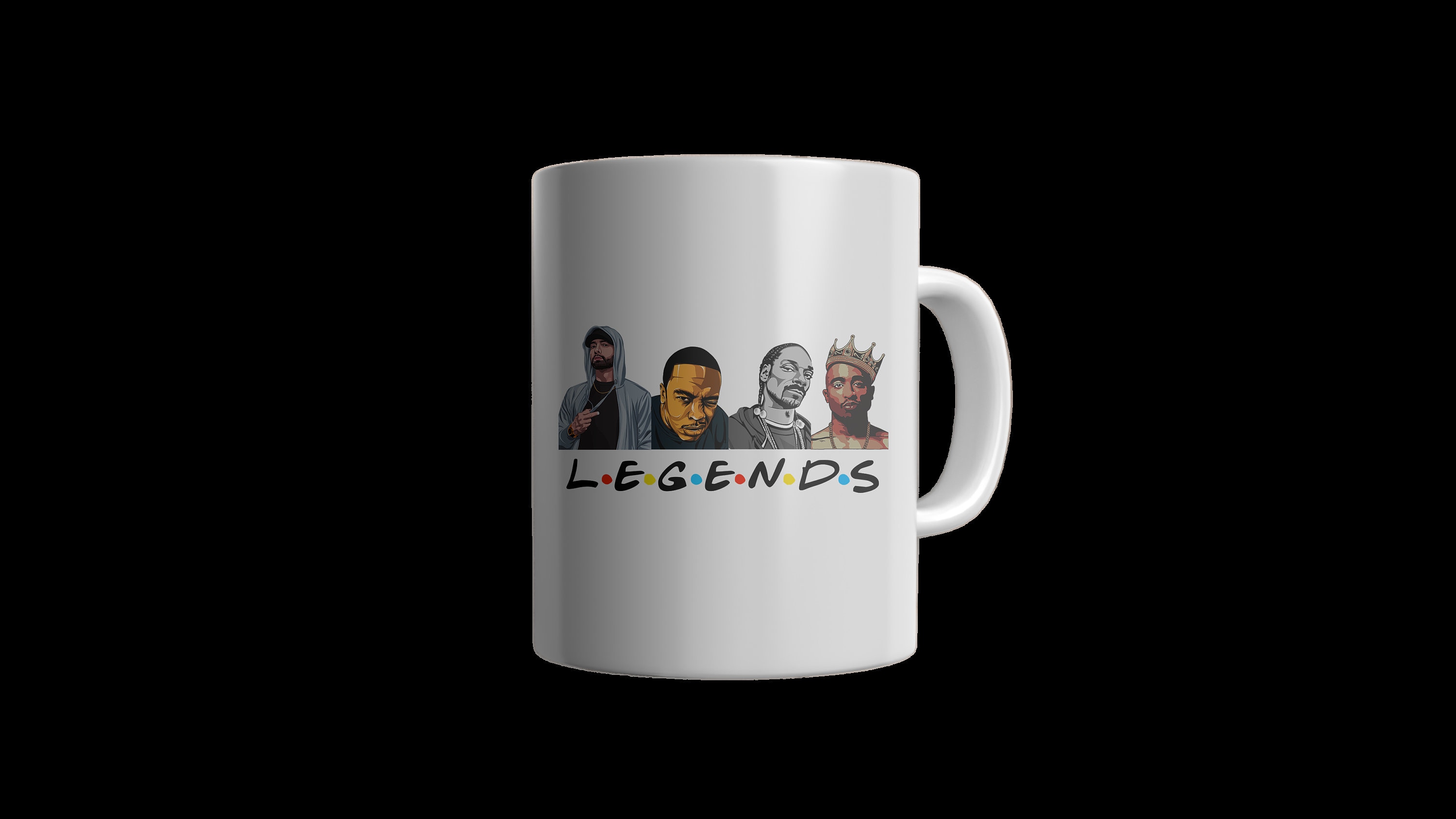 Rap Legends Clipart, Rappers Bundle, 2pac, Eminem, Snoop Dog, Hip Hop ...