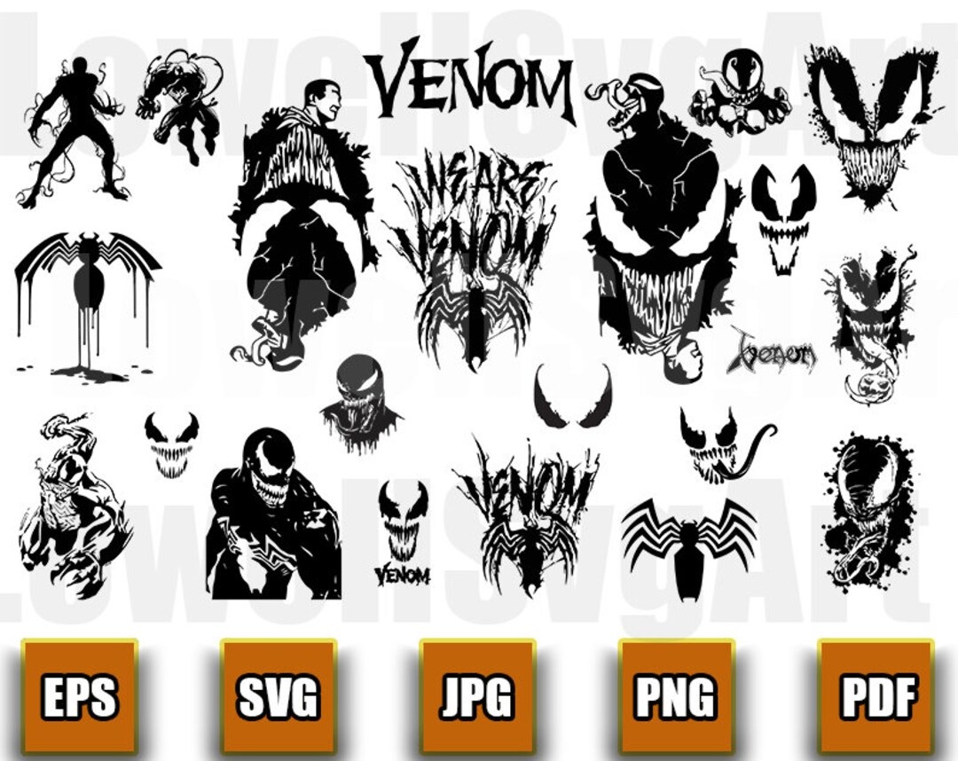Venom SVG, Venom Png, Cut File Cricut, Svg Bundle, Venom Printable ...