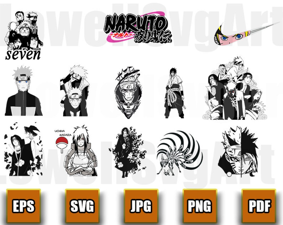 Anime Png, Anime Vector, Anime Svg, Anime Cutfile, Anime Clipart, Anime ...
