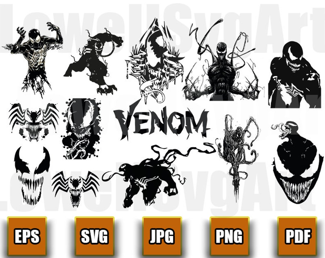Venom SVG, Venom Png, Cut File Cricut, Svg Bundle, Venom Printable ...