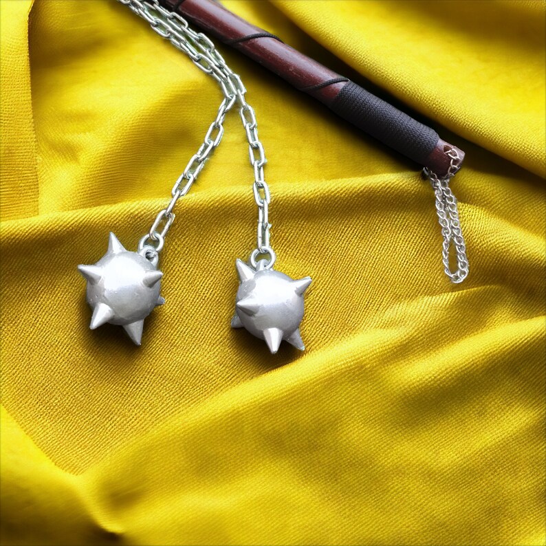Flail Mace, Morning Star Gift, Medieval Gladiator Spiked Solid Metal ...