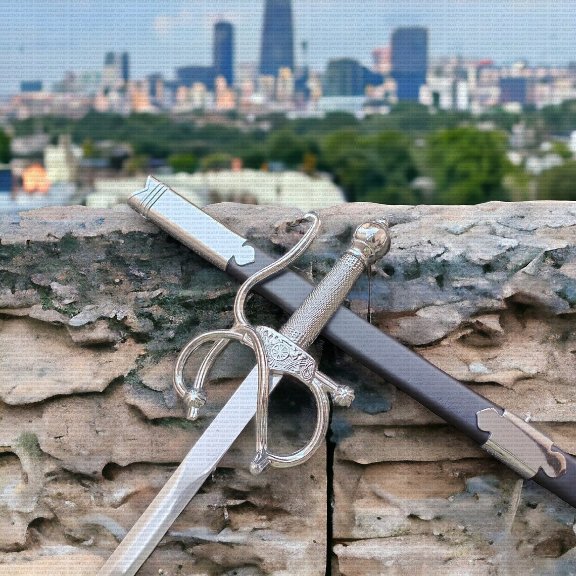 Handmade Zorro Rapier Sword With Scabbard Zorro Sword MEDIEVAL Viking ...