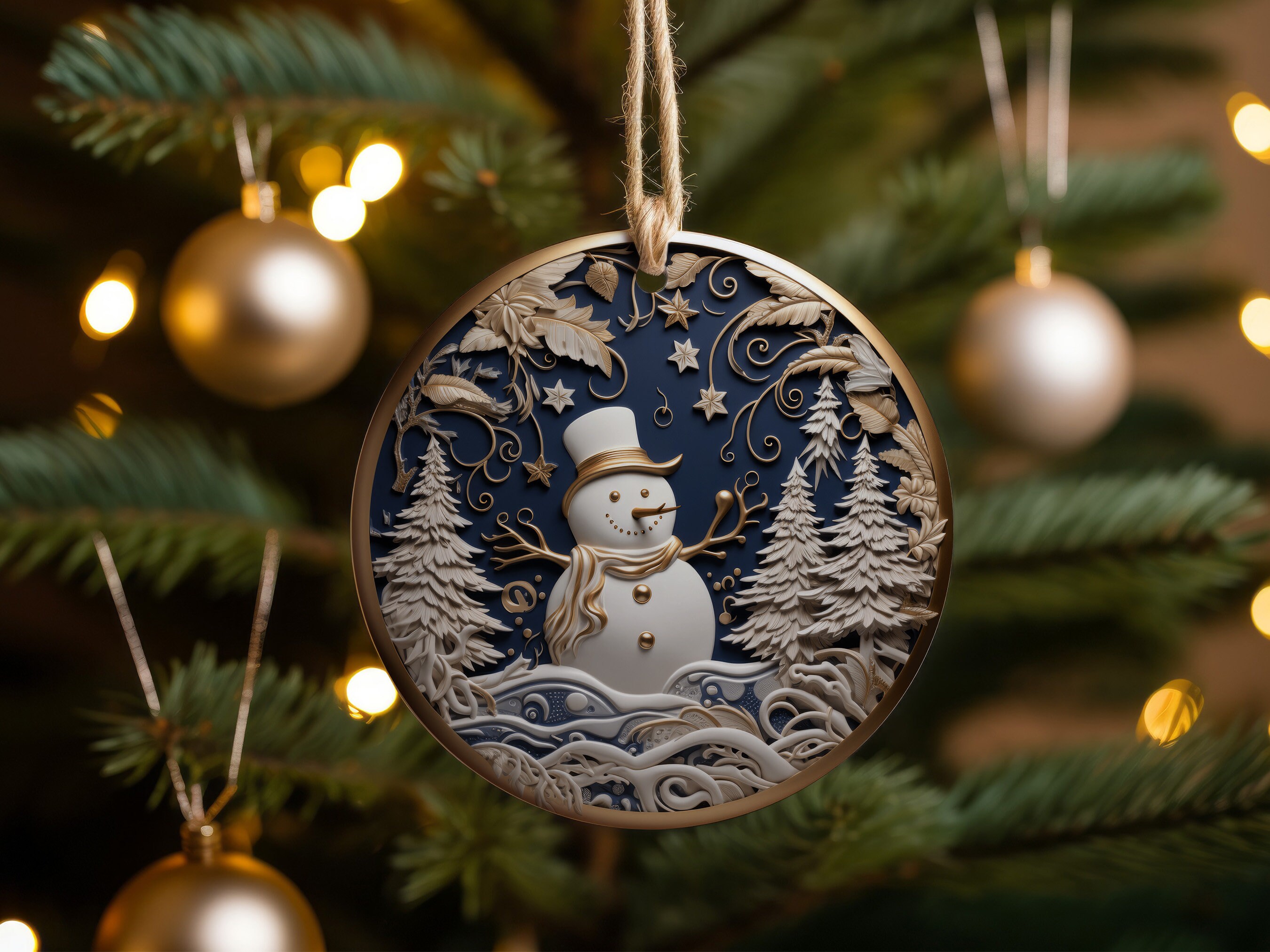 3D Christmas Nativity Ornament 48 PNG Bundle Sublimation Design Festive ...