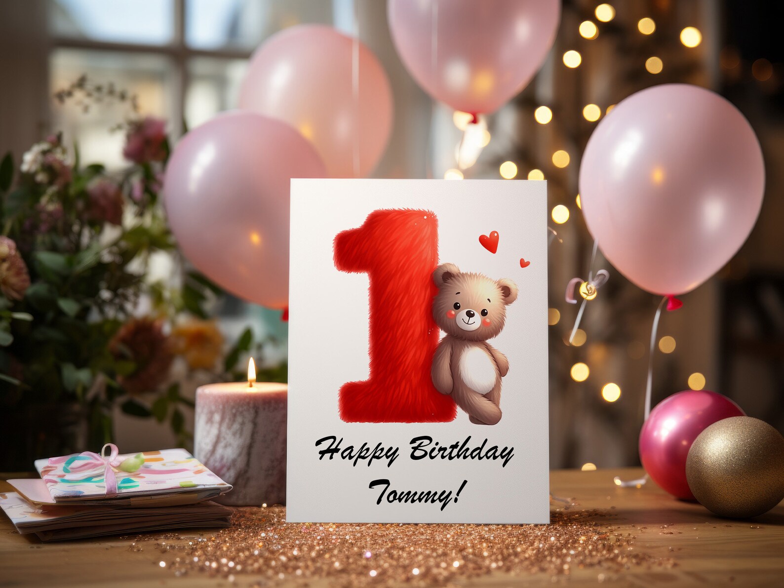 Watercolor Valentine Teddy Bear Alphabet Clipart Set, 48 PNG Cute Teddy ...