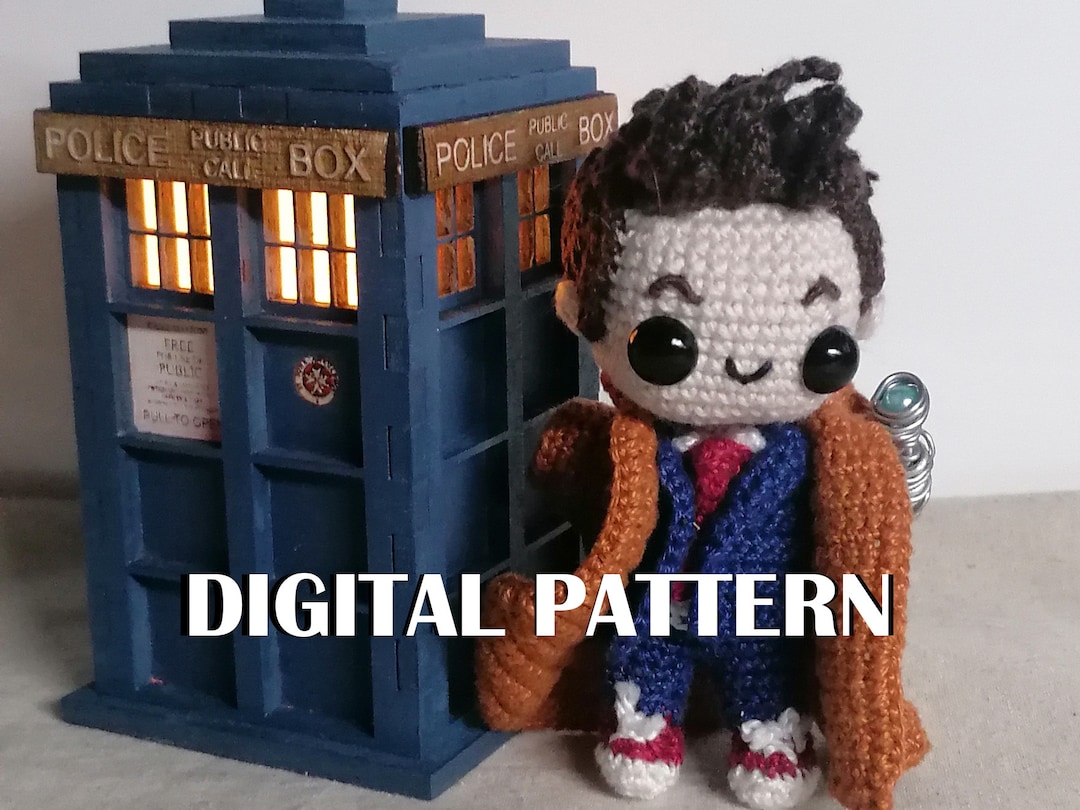 Tenth Doctor Crochet Pattern Doctor Who PDF Amigurumi - Etsy