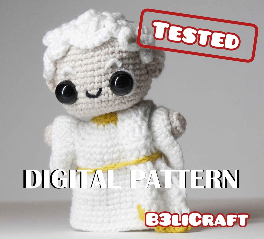 Aziraphale angel Outfit Crochet Pattern Good Omens PDF Amigurumi Tested ...