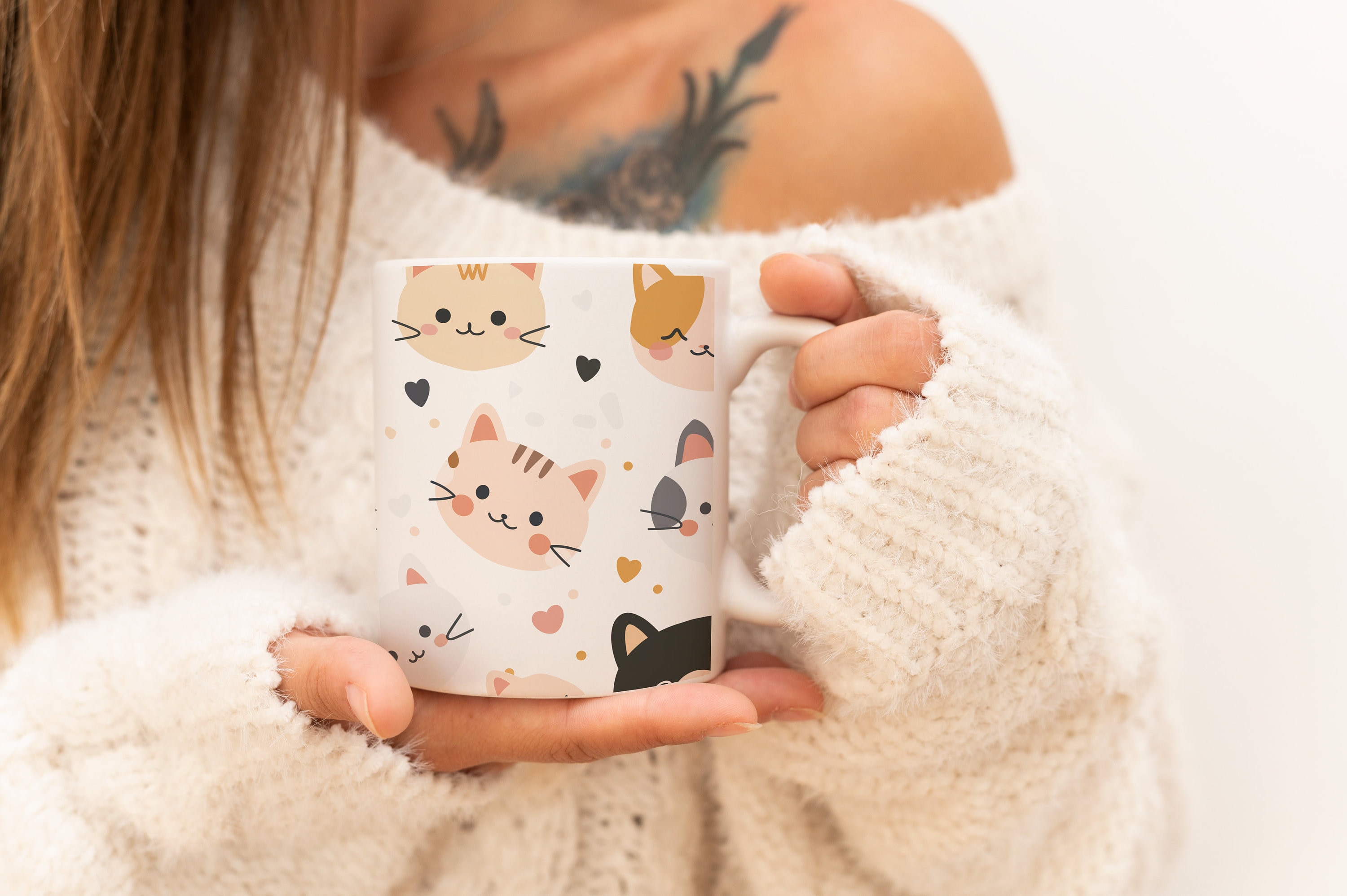 Funny Cat Cup, Cute Cat Mug, Cute Gift Idea, Cat Lover Mug, Cat Mug ...
