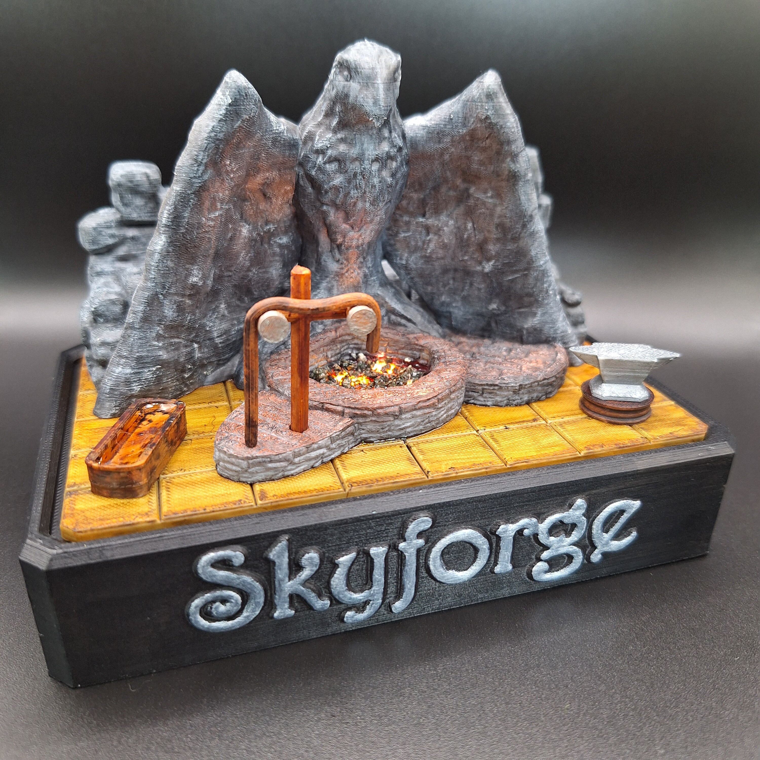 The Elder Scrolls Skyrim Skyforge Diorama STL Files for 3D Printing - Etsy