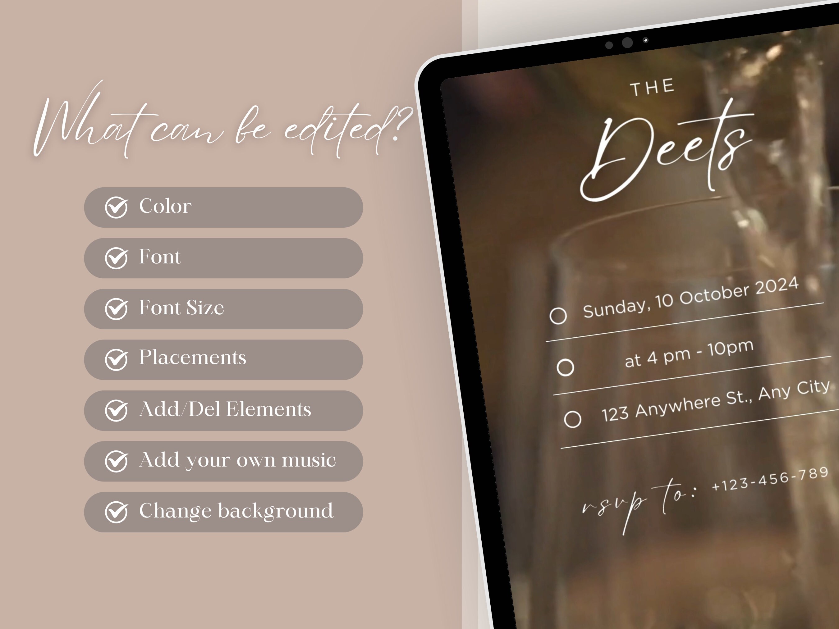 Animated Birthday Dinner Mobile Video Invitation Birthday Party ...