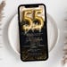 Digital 55th Birthday Invitation for Women Editable 55th Invite Evite ...