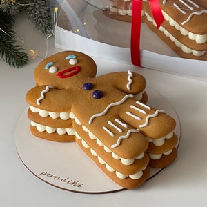 Gingerbread Man Cake Recipe - Etsy