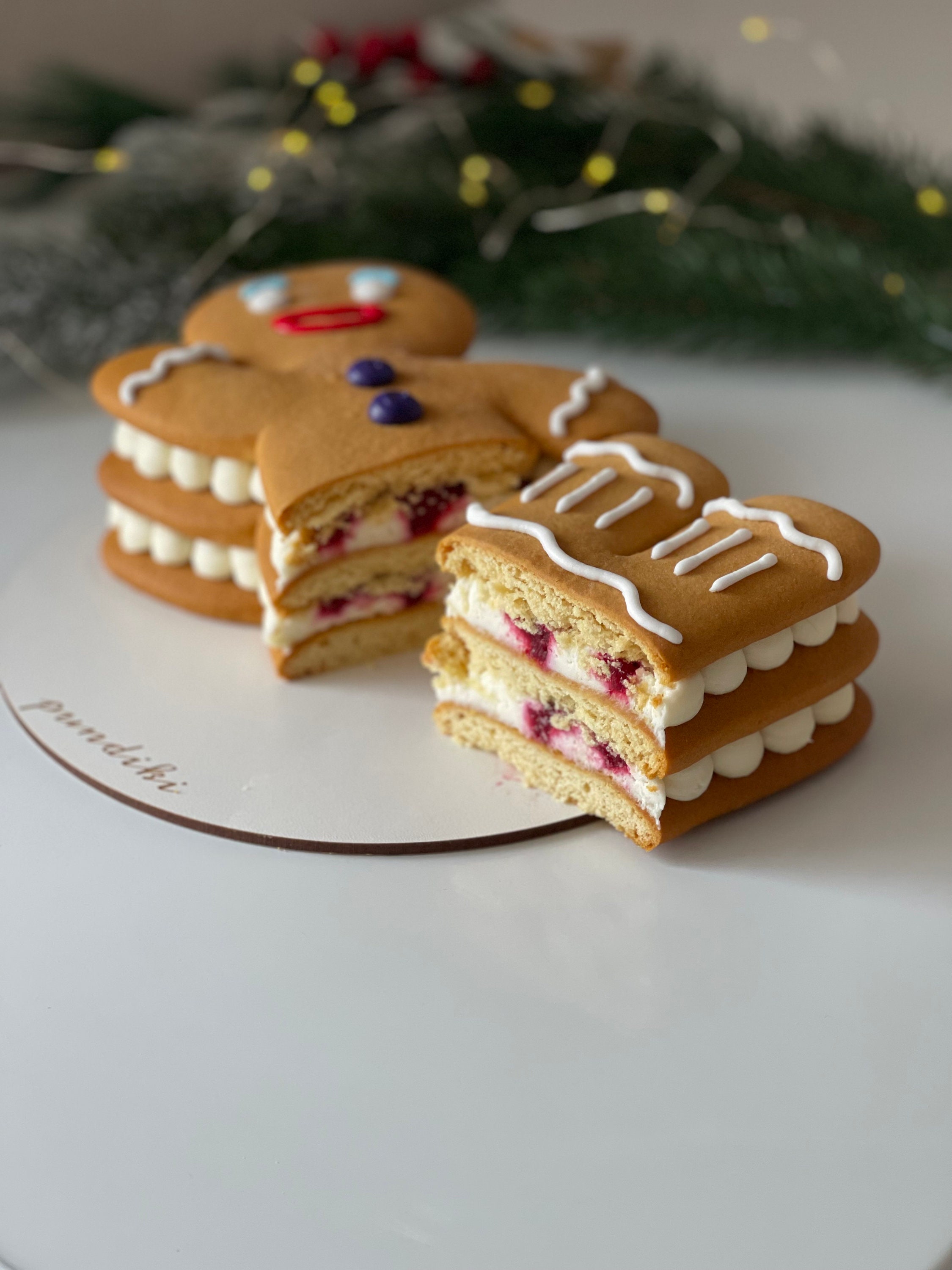 Gingerbread Man Cake Recipe - Etsy