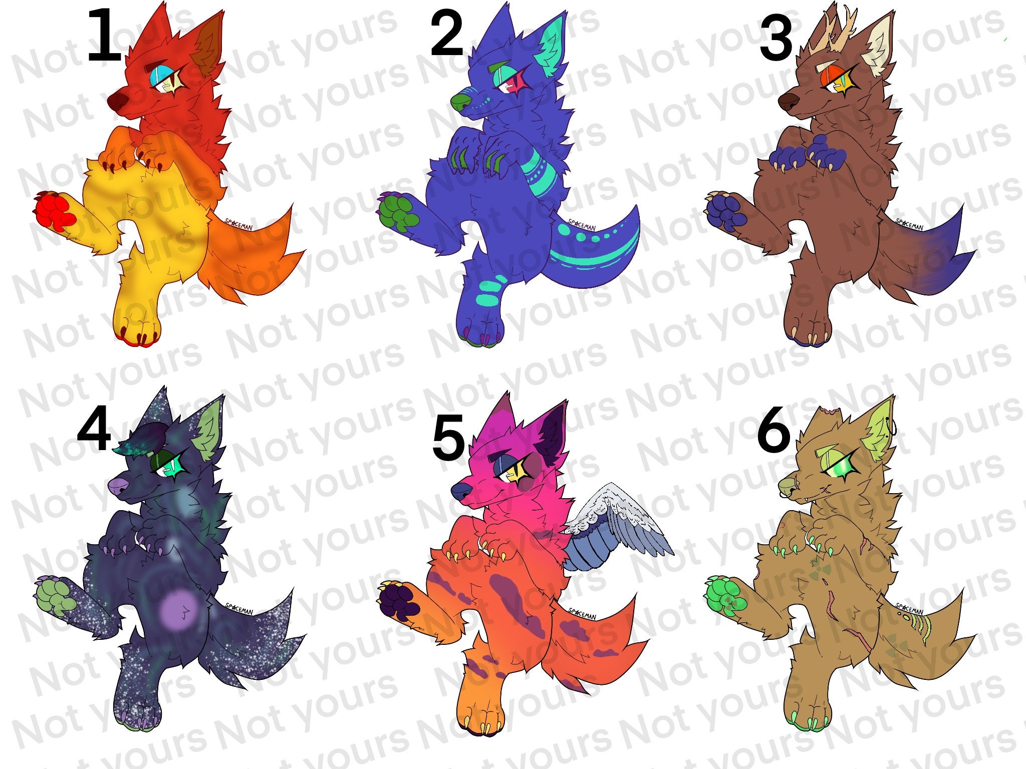 Fursona Adopts MULTIPLE SPECIES - Etsy