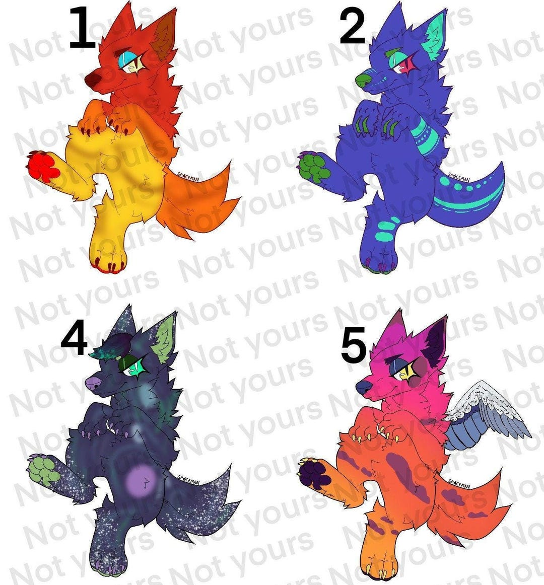 Fursona Adopts MULTIPLE SPECIES - Etsy