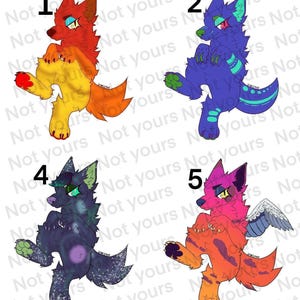 Fursona Adopts MULTIPLE SPECIES - Etsy