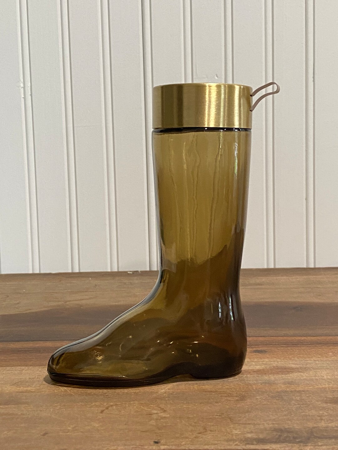 Avon leather All-purpose Cologne Boot Bottle - Etsy