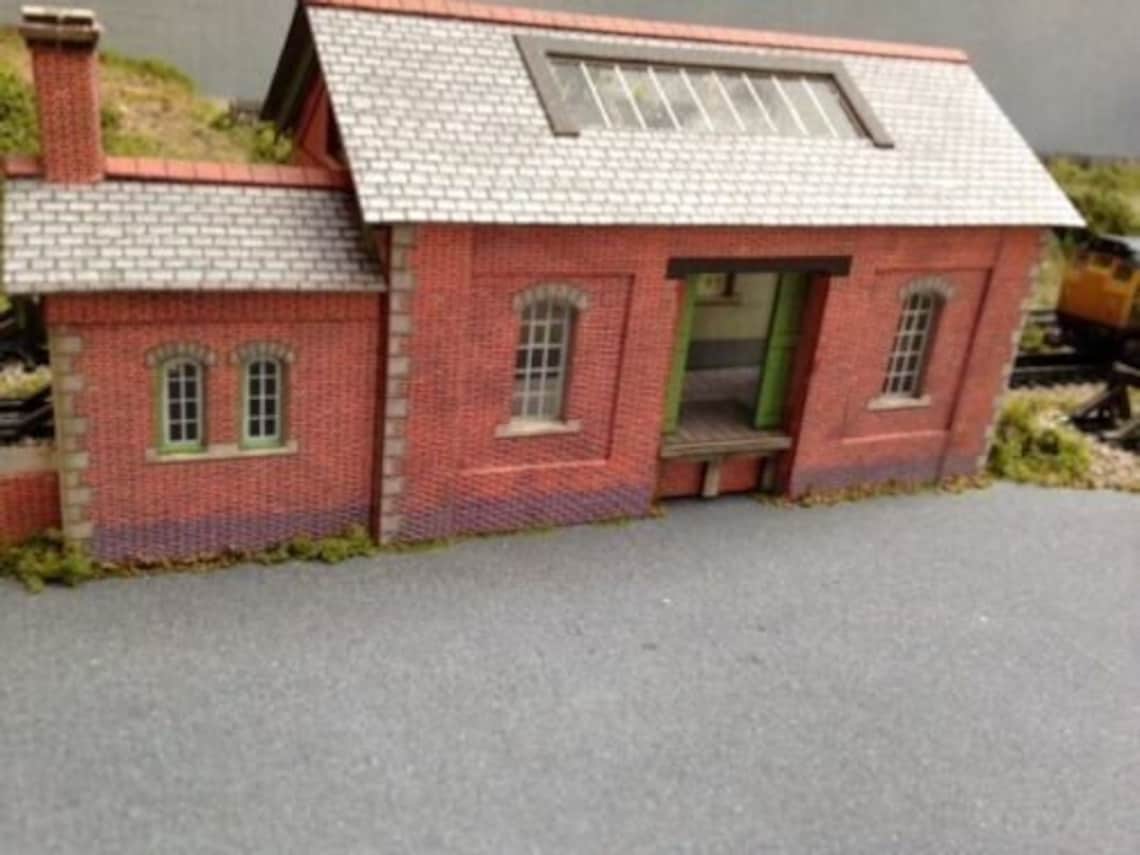 OO Gauge End to End Shelf Diorama, Railway Layout, 48” X 12” X 10” DC ...