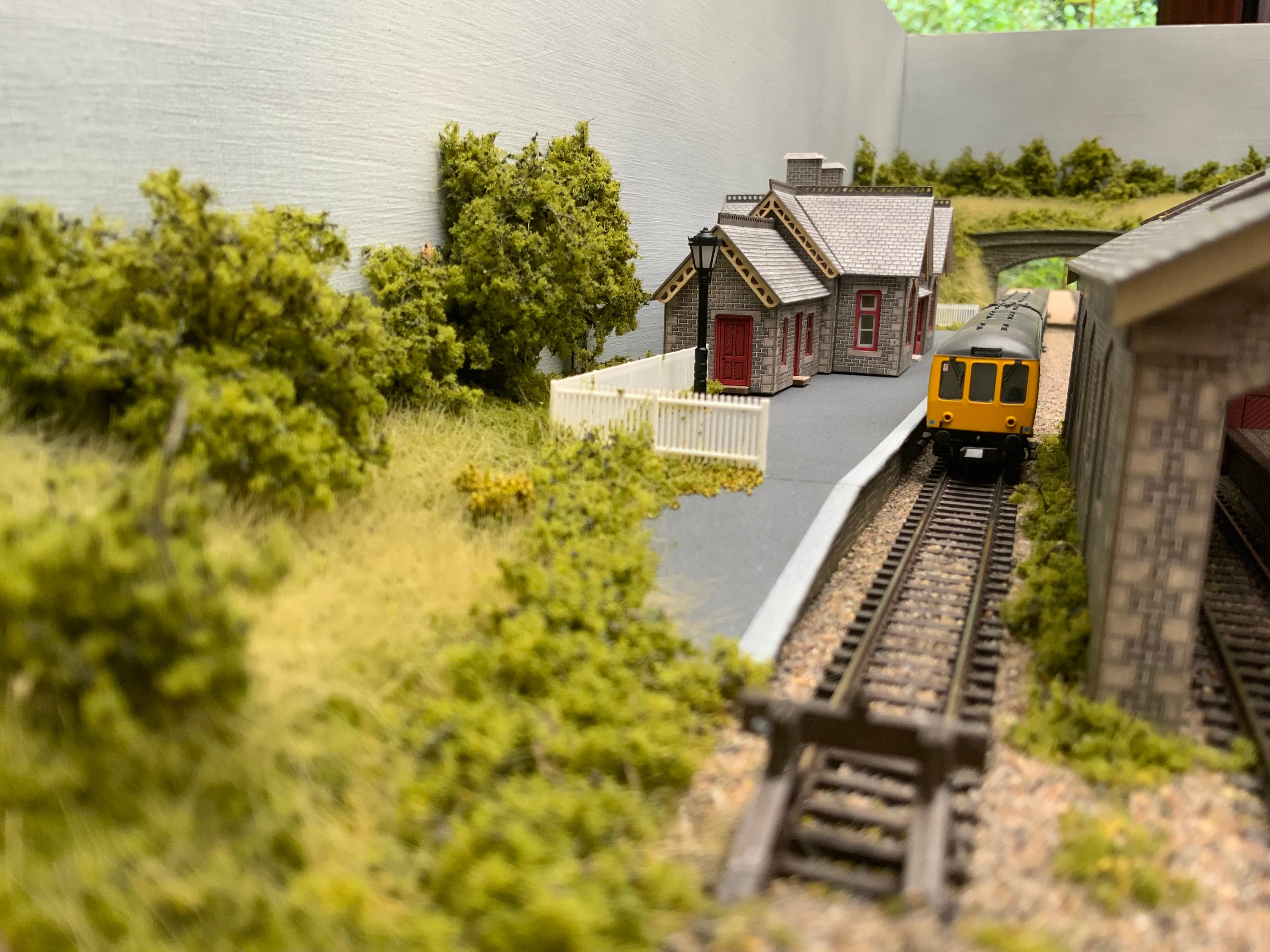 OO Gauge Shelf Layout, Display Diorama, Model Railway Layout Inc Fiddle ...