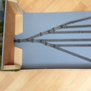 OO Gauge End to End Shelf Diorama, Railway Layout, 48” X 12” X 10” DC ...