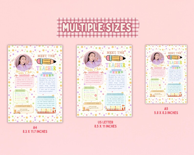 Meet the Teacher Poster, Classroom Poster, Meet Your Teacher Flyer ...