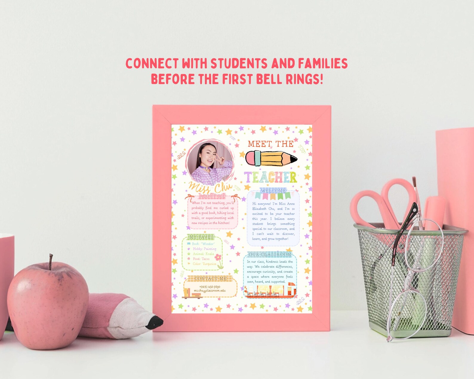 Meet the Teacher Poster, Classroom Poster, Meet Your Teacher Flyer ...