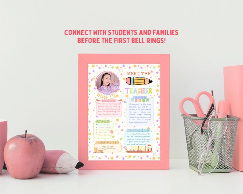 Meet the Teacher Poster, Classroom Poster, Meet Your Teacher Flyer ...