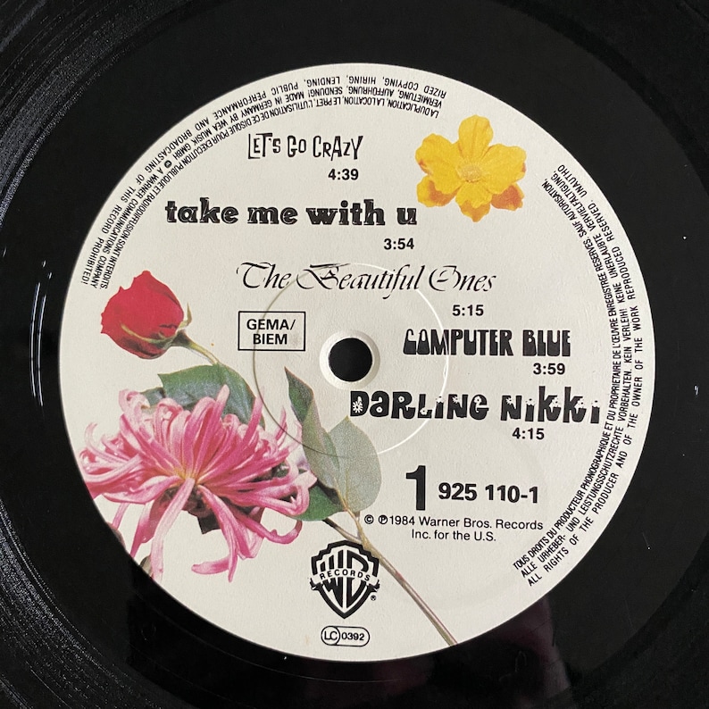 Prince Purple Rain Vinyl LP Record 1984 - Etsy