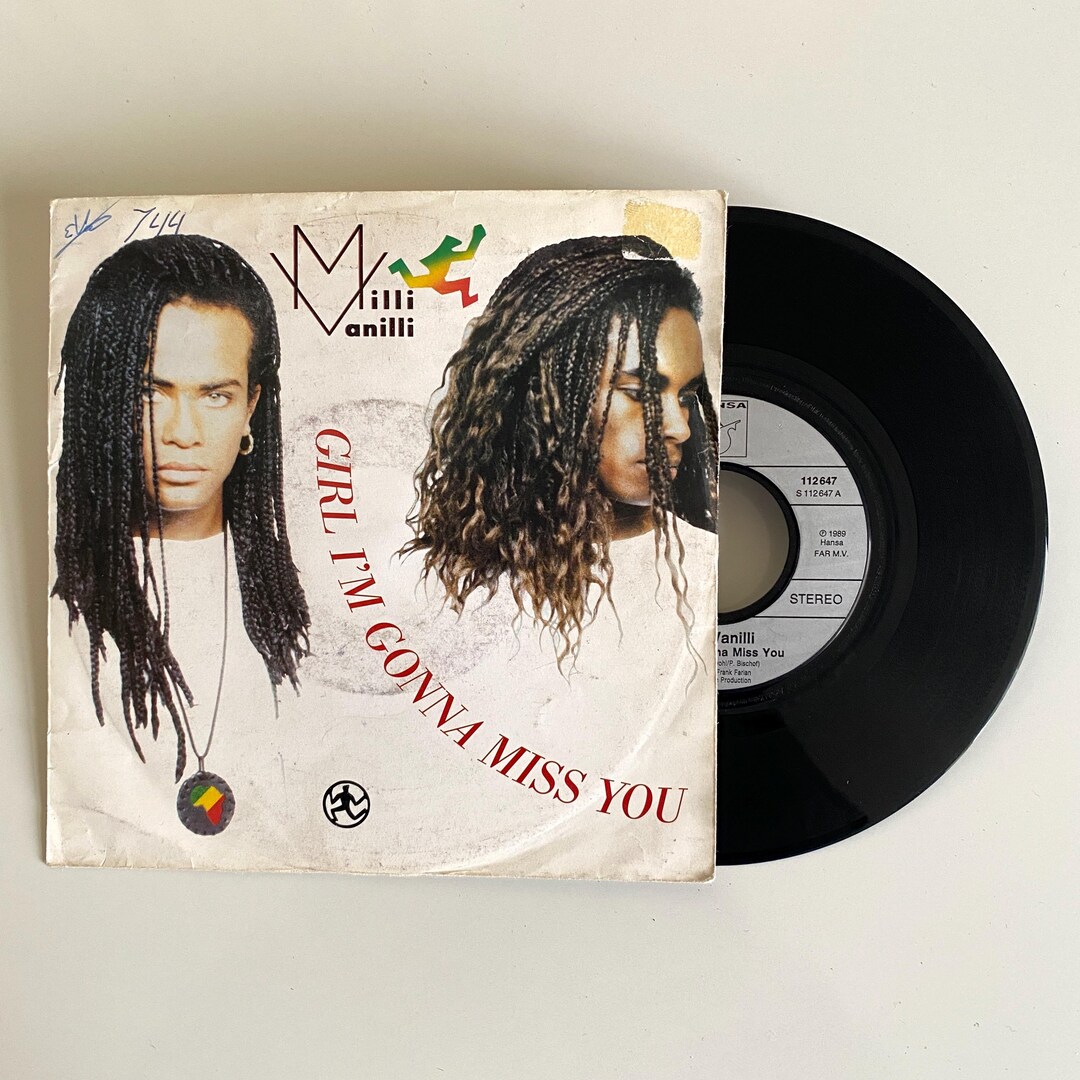 Milli Vanilli - Girl I’m Gonna Miss You - Vinyl Single Record - 1989 - Etsy