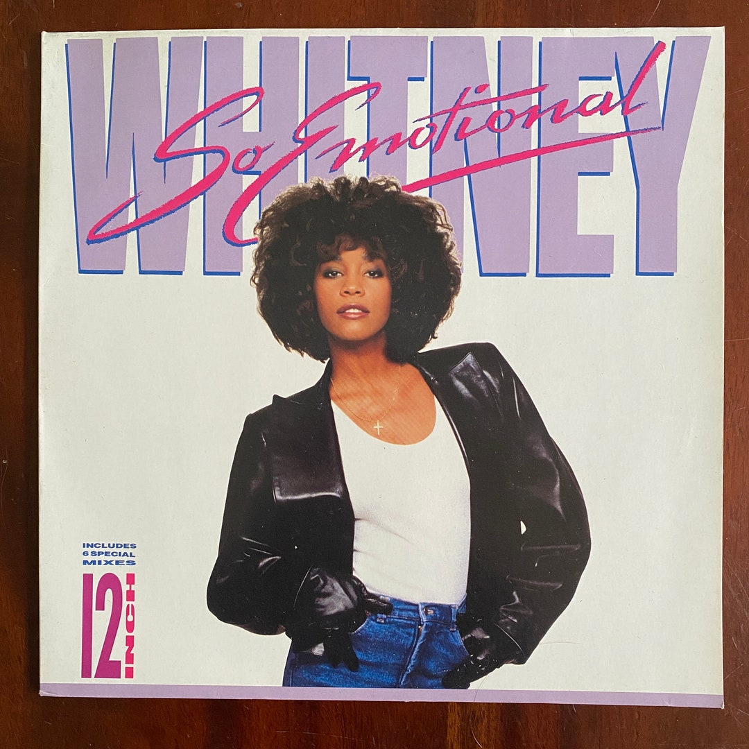 Whitney Houston - so Emotional - Vinyl LP Record - 1987 - Etsy