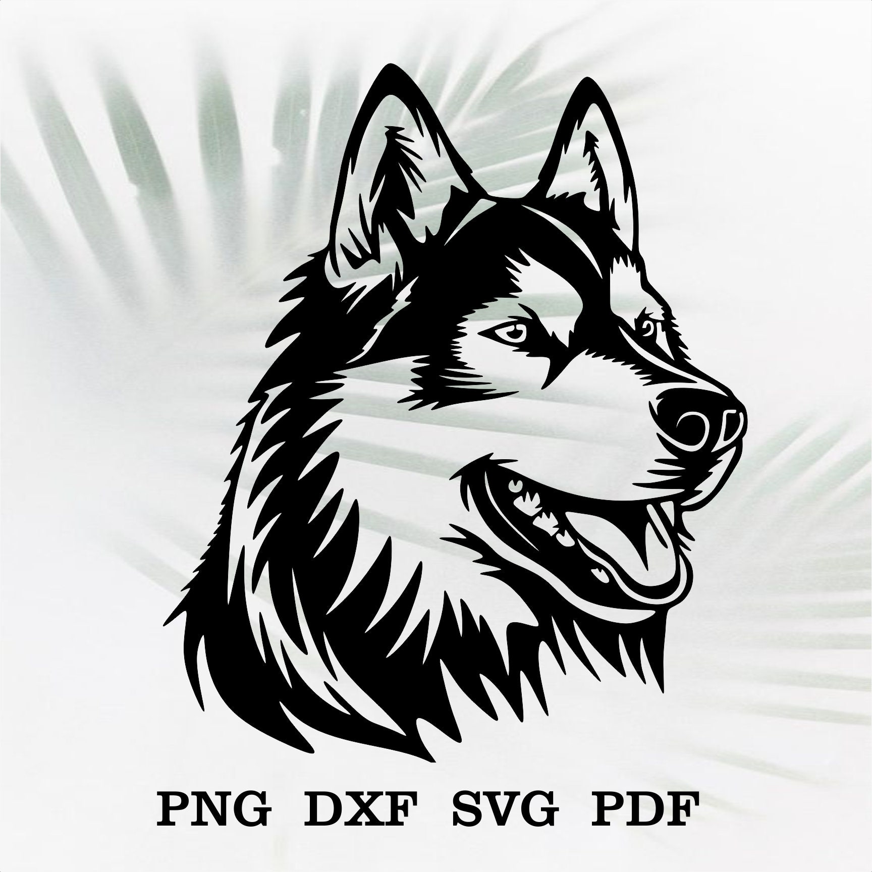 Husky SVG, Silhouettes Dxf, Siberian Husky SVG for Cricut, Dog Clipart ...