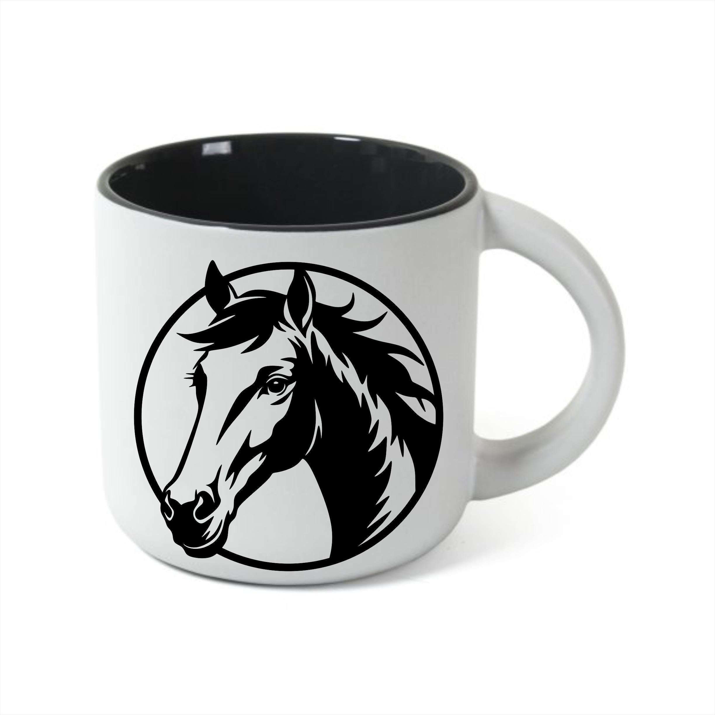 Horse Head Dxf Svg Png Files , Horse Wall Art Decor , Horses , Design ...