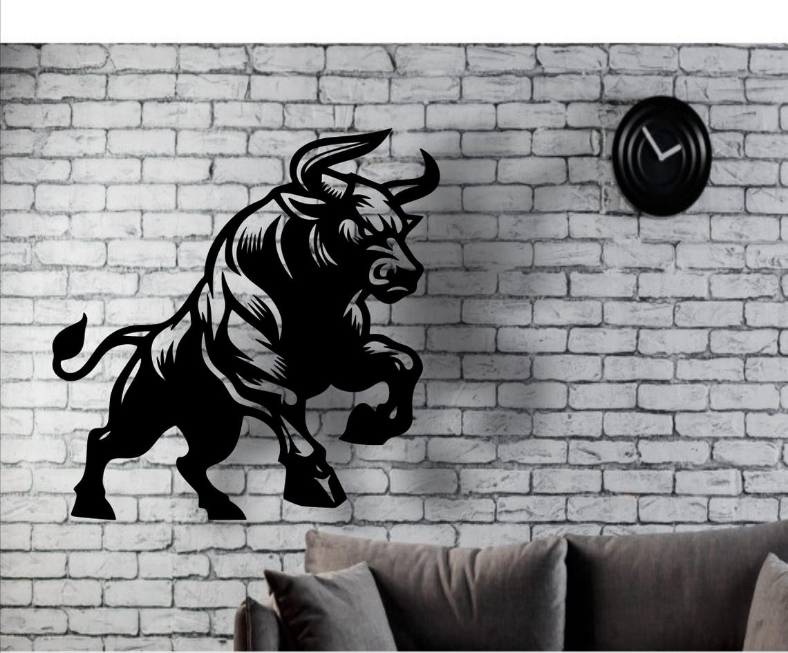 Bull SVG, Bull Cut Files, Bull Cricut SVG, Silhouette Bull SVG, Bull ...