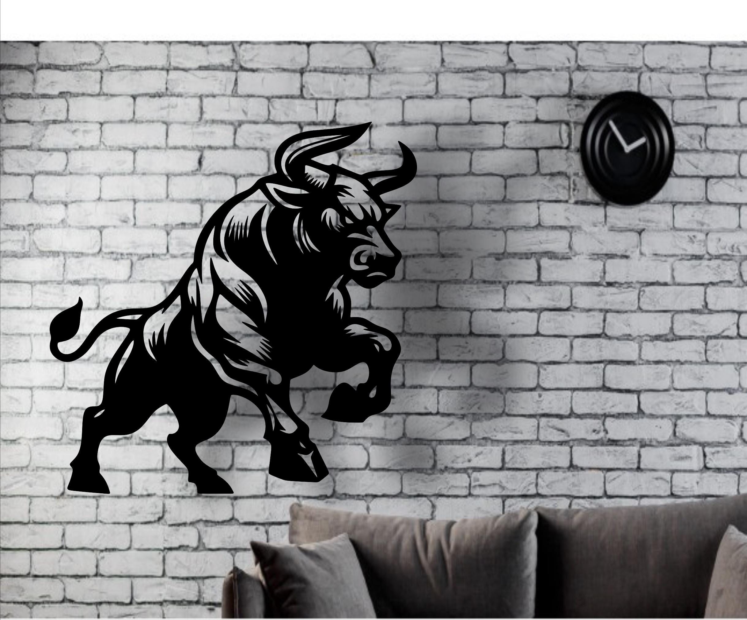 Bull SVG, Bull Cut Files, Bull Cricut SVG, Silhouette Bull SVG, Bull ...